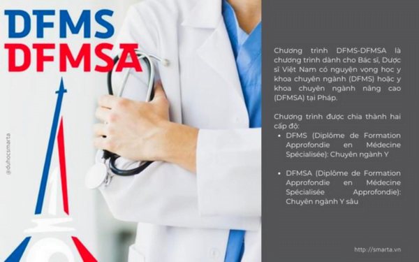 Du học Pháp ngành Y khoa chuyên ngành DFMS-DFMSA